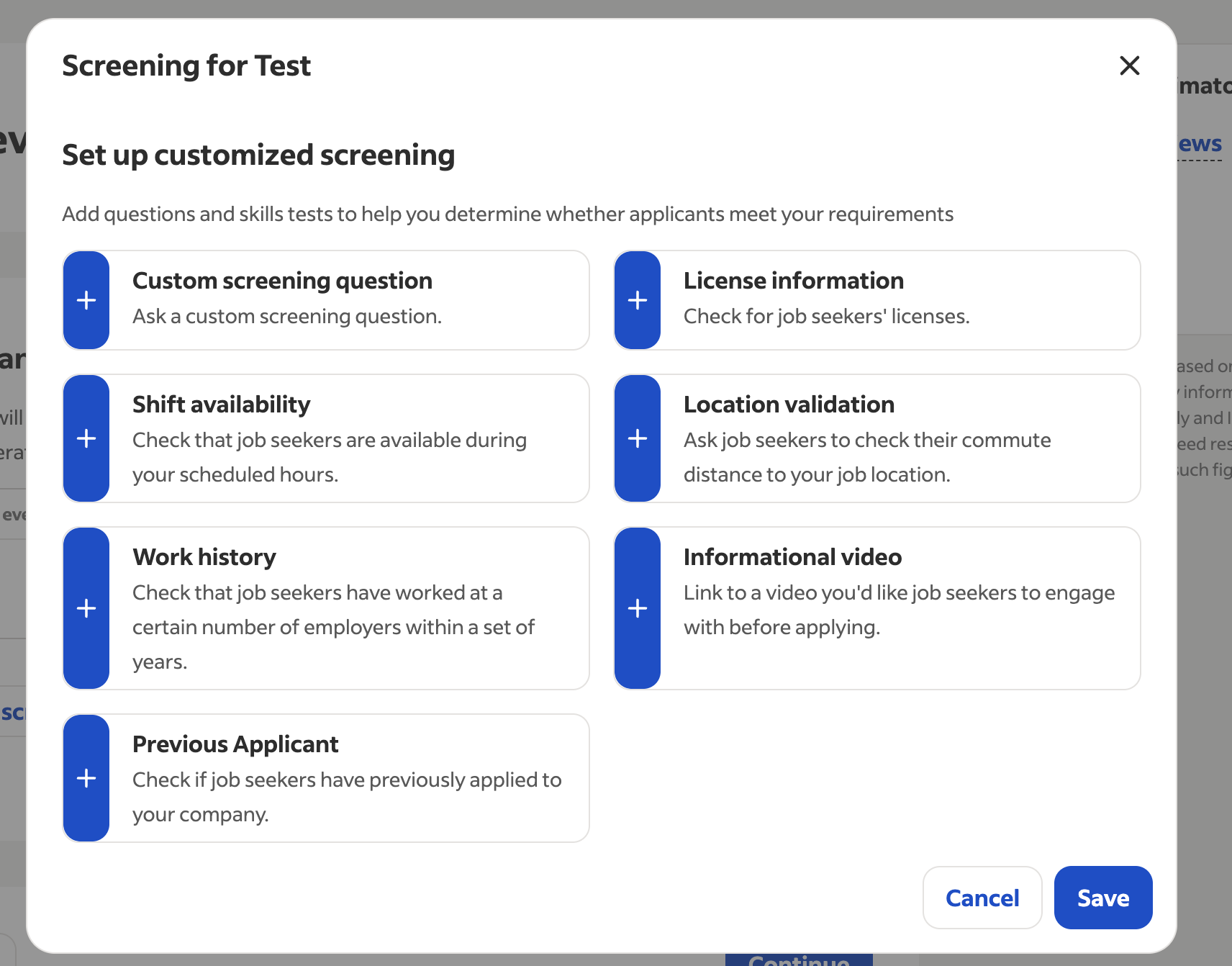Understanding Advanced Screening on Indeed Hiring Events